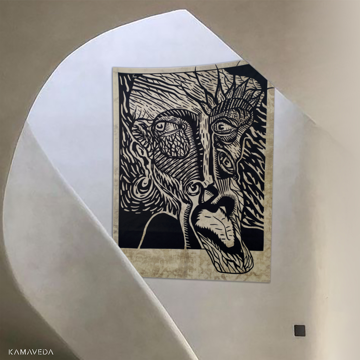 Pro-Kali wall hanging - Kamaveda
